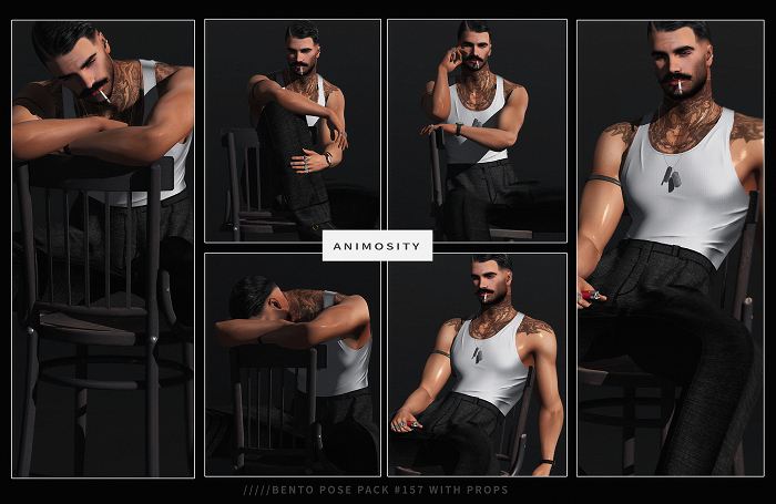 Second Life Marketplace - Animosity - 157 Pose Pack w/Props